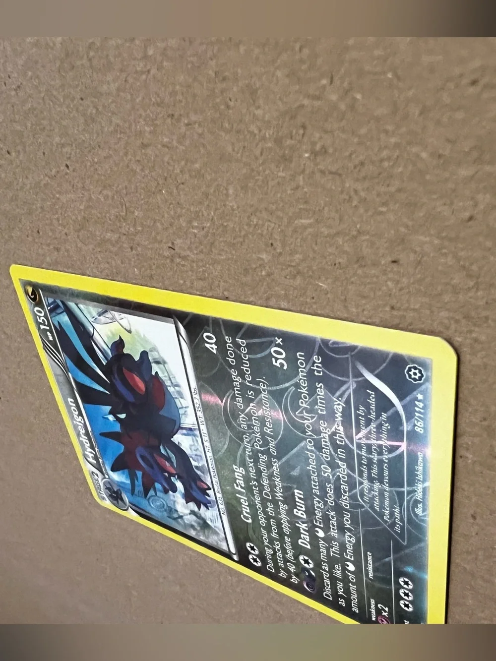 Pokemon | Toys | Pokmon Tcg Hydreigon Steam Siege Reverse Holo Holo ...